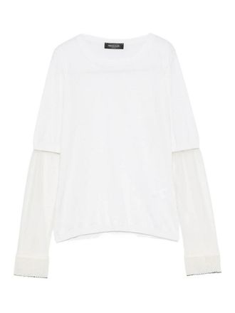 Fabiana Filippi Pull Col Rond - Blanc