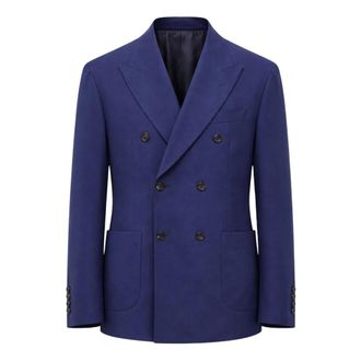 Eleventy Homme, Vestes, Bleu, Taille: M Blazer crois&eacute;