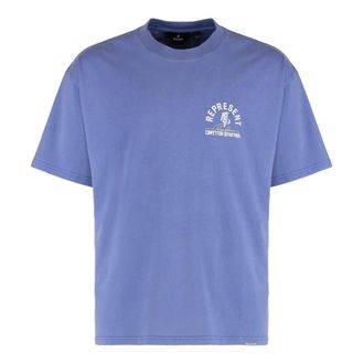 Represent Baumwoll-T-Shirt mit Rundhalsausschnitt - - Tops - Herren - Lila - S