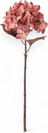 Bloomingville Hydrangea K&uuml;nstlich Einzelstiel, Rose, Kunststoff