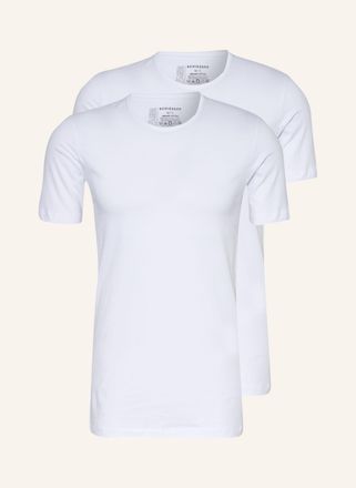 Schiesser 2er-Pack T-Shirts 95/5 weiss