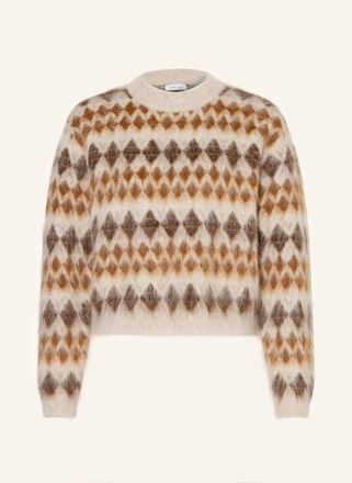 Mrs & Hugs Mrs & Hugs Pullover Mit Alpaka braun