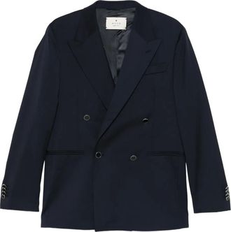 Manuel Ritz blazer à boutonnière croisée - Bleu