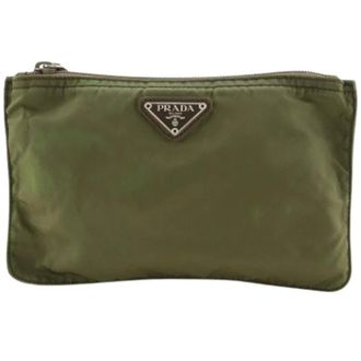 Prada Pre-owned Pouch - - Pre-owned - Damen - Gr&uuml;n - ONE SIZE