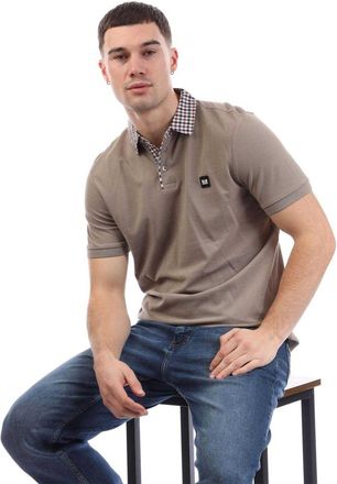 Weekend Offender Poloshirt f&uuml;r Herren, Baumwolle (Steinfarben)