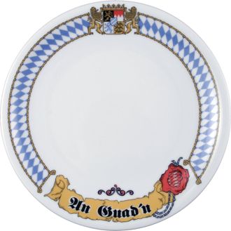 SELTMANN WEIDEN [A] Compact Frühstücksteller 20 cm Fahne Bayern 6-er Set