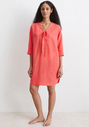 Marc O'Polo Strandkleid leichtes Tunikakleid, seitliche Schlitze, V-Ausschnitt