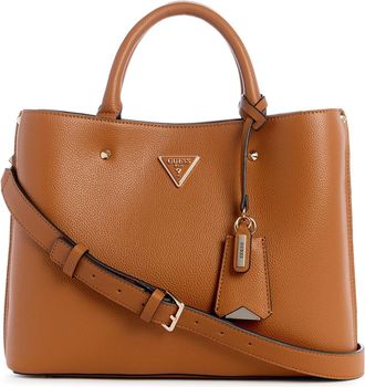 Guess Meridian Girlfriend Satchel Cognac
