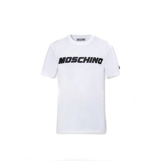 Moschino Logo T-Shirt - - Tops - Herren - Wei&szlig; - XL