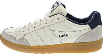 Gola Baskets Eagle 86 pour homme, Blanc cassé/bleu marine/gomme, 43 EU