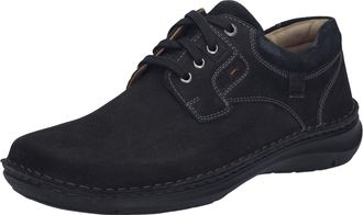 Josef Seibel Herren Sneaker New Anvers 36,Weite K (Extra weit),Wechselfußbett,Low-tie,schnürschuhe,schnürer,Schnuerer,schwarz,46 EU