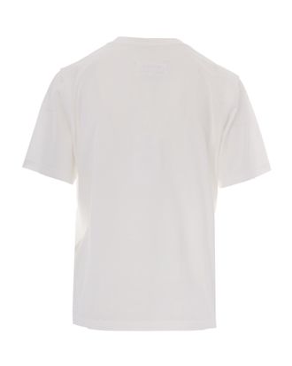 Maison Margiela Womens T-Shirt Painted Logo Off White T-Shirts & Jerseys