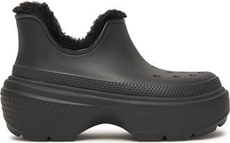 Crocs Schneeschuhe Crocs Stomp Lined Shorty Boot 210673 Schwarz