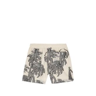 Maison Labiche Short Herelle Palm Tree &agrave; motif en coton