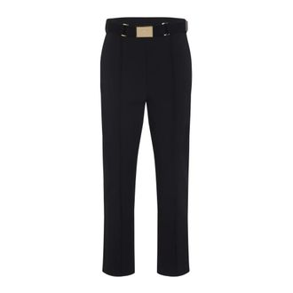 Elisabetta Franchi Femme, Pantalons, Noir, Taille: 36 FR Vela Pants