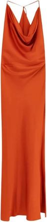 Actualee Femme, Robes, Orange, Taille: 36 FR Maxi Dress