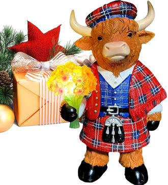 Generic K&uuml;he Dekoration | Rustikale Kleine Figuren,Kalb Sammlerst&uuml;ck Tischdekoration | f&uuml;r Wohnzimmer B&uuml;ro Schlafzimmer K&uuml;che Regale Bar Eingang Urlaub Geburt