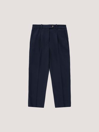 Circolo 1901 Formal Trousers in Light Fleece Blu Navy / 38