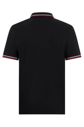 Valentino Garavani Mens Polo Shirt Black Cotton T-shirts And Polos