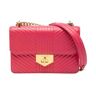 Prada Sac bandouli&egrave;re doccasion - Femme - Pre-owned - Rose - Taille: ONE Size