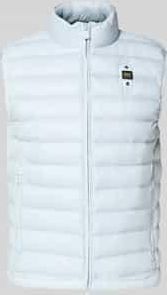 Blauer Steppweste mit Zweiwege-Rei&szlig;verschluss Modell Arvale