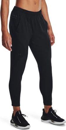 Under Armour Pantalon hybride Unstoppable en polyester m&eacute;lang&eacute; pour femme, Noir 001, 38