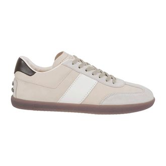 Tod's Homme, Chaussures, Beige, Taille: 42 1/2 EU Tabs Baskets