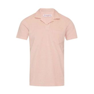 Orlebar Brown Homme, Tops, Rose, Taille: M O.B Hero Polo