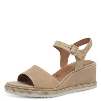 Tamaris Sandalette Damen Keilabsatz braun,EU 38