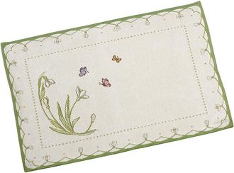 Villeroy & Boch Colourful Spring Platzset, 32 x 48 cm, Baumwolle/Polyester, Weiß/Bunt