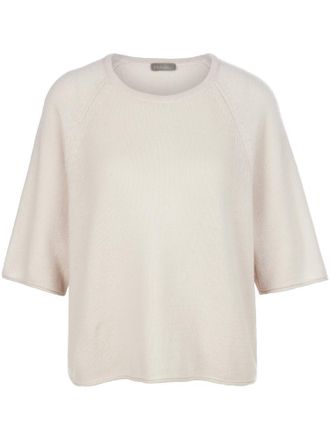 Peter Hahn Rundhals-Pullover Raglan-Halb&shy;arm Peter Hahn beige