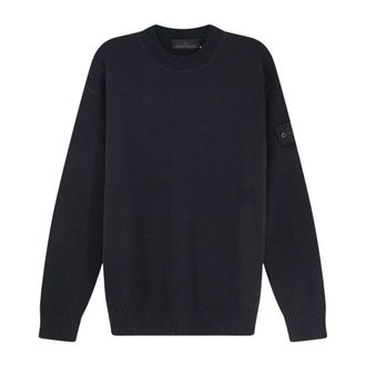 Stone Island Pull col rond - Homme - Pulls - Noir - Taille: M