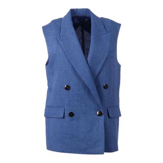 Max Mara Damen, Jacken, Blau, LGr&ouml;&szlig;e