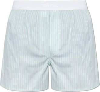 Tom Ford Homme, Sous-v&ecirc;tements, Vert, Taille: XL Shorts Sous-V&ecirc;tements Logo