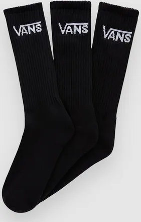 Vans Classic Crew 3 Pack Socks black