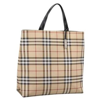 Burberry Sac cabas vintage Pre-owned - Femme - Pre-owned - Beige - Taille: ONE Size