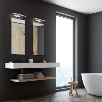 Honsel Leuchten Honsel - Applique murale led pour salle de bain, luminaire pour miroir, en m&eacute;tal, IP44, r&eacute;sistant aux &eacute;claboussures