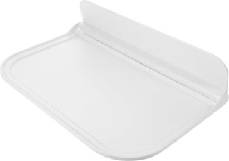 BESPORTBLE Toyvian Klappbares Aufbewahrungsbrett aus PP mit Glatter Oberfl&auml;che Wei&szlig;es Wandh&auml;ngeregal f&uuml;r Bad und Schlafzimmer Platzsparender Organizer f&uuml;r Handt&uuml;