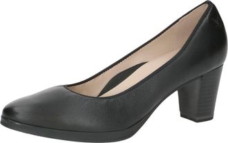 Caprice Damen Pumps aus Leder Elegant, Schwarz (Black Nappa), 36.5 EU
