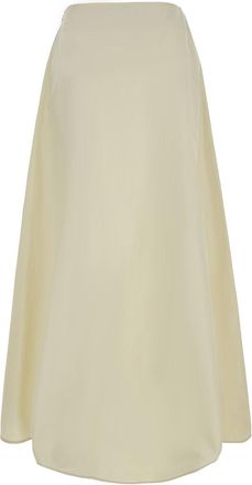 Tagliatore Tech Fabric Skirt - White