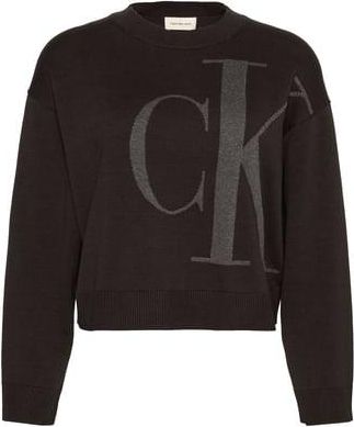 Calvin Klein Pull court imprim&eacute; en coton