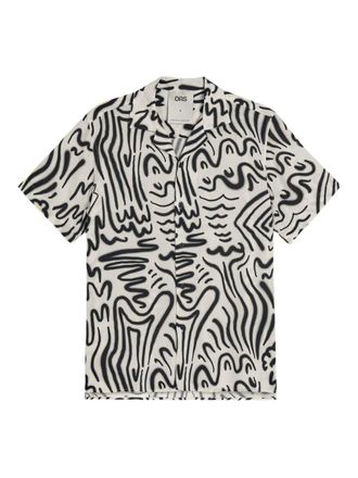 OAS chemise &agrave; manches courtes - Blanc