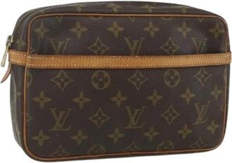 Louis Vuitton unisex, Pre-owned, Brun, Taille: ONE Size Pochette en toile Pre-owned