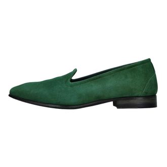Pantanetti Wildleder-Loafer - - Shoes - Damen - Gr&uuml;n - 37 EU