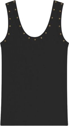 A Paper Kid Femme, Tops, Noir, Taille: 36 FR D&eacute;bardeur &agrave; col large