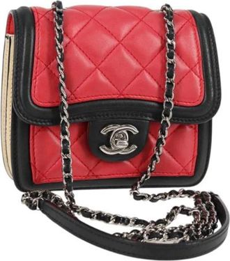 Chanel Sac bandouli&egrave;re Vintage Pre-owned - Femme - Pre-owned - Rouge - Taille: ONE Size
