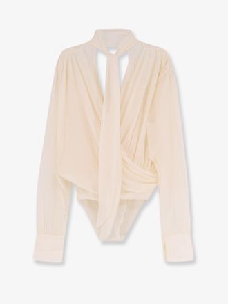 Amazu&igrave;n Keila Sheer stretch tulle bodysuit - AMAZU&Igrave;N - gender_Woman