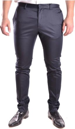 Dsquared2 Homme, Pantalons, Bleu, Taille: XL Pantalon Bleu à Fermeture Éclair Printemps/Été