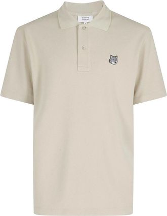 Maison Kitsun&eacute; Homme, Tops, Vert, Taille: S Fox Head Comfort Polo