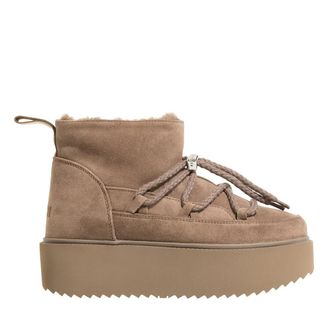 INUIKII Winterboots - Classic Low Platform - Gr. 40 (EU) - in Taupe - für Damen